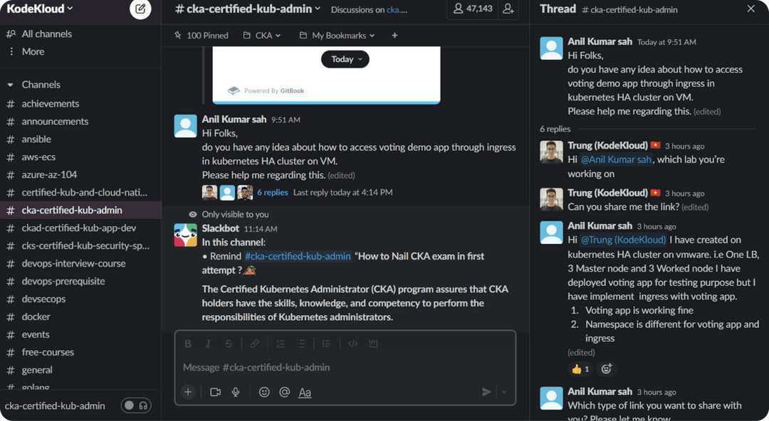 Community | kodeKloud